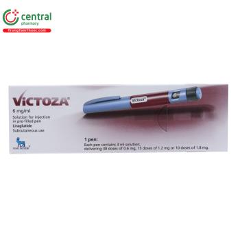Thuốc Victoza 6mg/ml - hộp 1 bút điều trị bệnh tiểu đường tuýp 2