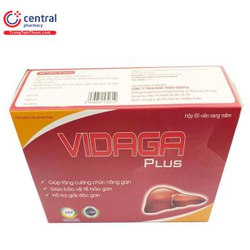 Thuốc Vidaga Plus tăng cường chức năng gan, bảo vệ lá gan của bạn
