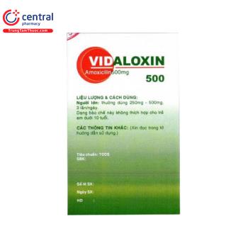 Thuốc Vidaloxin 500 - Kháng sinh nhóm Beta-lactam tác dụng hiệu quả