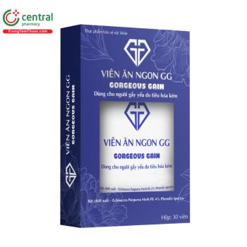 Viên ăn ngon GG Gorgeous Gain kích thích tăng cường tiêu hóa khỏe