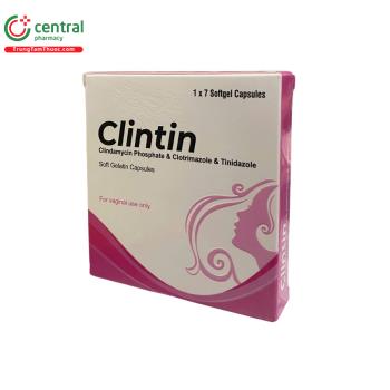 Thuốc viên đặt âm đạo Clintin trị chứng viêm nhiễm, nấm ngứa phụ khoa