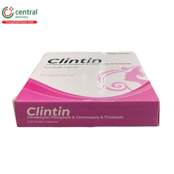 Thuốc viên đặt âm đạo Clintin trị chứng viêm nhiễm, nấm ngứa phụ khoa
