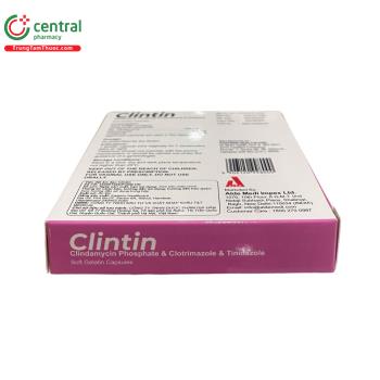Thuốc viên đặt âm đạo Clintin trị chứng viêm nhiễm, nấm ngứa phụ khoa
