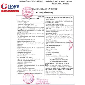 [CHÍNH HÃNG] Thuốc Viên dưỡng não O.P.Can - Viên uống bổ não