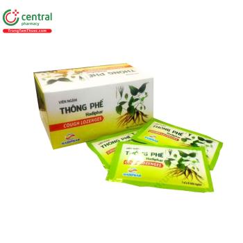 Viên Ngậm Thông Phế Hadiphar - Hỗ trợ giảm ho, bổ phế