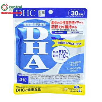 Thuốc DHC DHA của Nhật - Bổ sung DHA, EPA từ dầu cá giúp hạ lipid máu