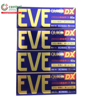 Viên uống Eve Quick DX 40 Nhật Bản hỗ trợ giảm đau, hạ sốt