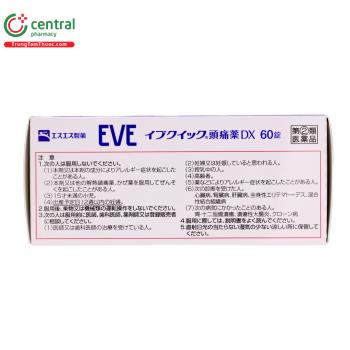 Viên uống Eve Quick DX 40 Nhật Bản hỗ trợ giảm đau, hạ sốt
