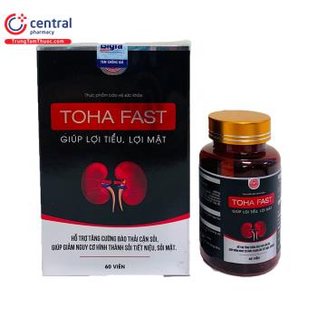 Thuốc tiêu sỏi Toha Fast - Giúp ngăn ngừa sự hình thành sỏi mật