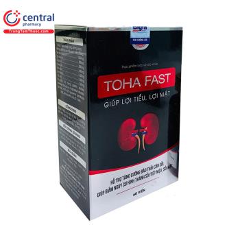 Thuốc tiêu sỏi Toha Fast - Giúp ngăn ngừa sự hình thành sỏi mật