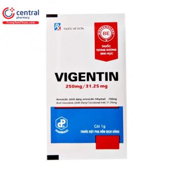 [CHÍNH HÃNG] Thuốc Vigentin 250mg/31.25mg điều trị nhiễm khuẩn
