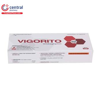 [CHÍNH HÃNG] Thuốc Vigorito 50mg - Thuốc điều trị bệnh tiểu đường