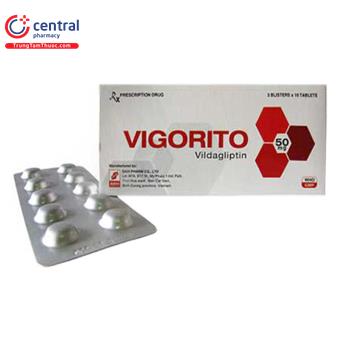 [CHÍNH HÃNG] Thuốc Vigorito 50mg - Thuốc điều trị bệnh tiểu đường