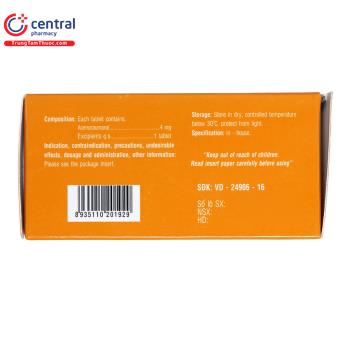 Thuốc Vincerol 4 - điều trị huyết khối tĩnh mạch sâu, tắc nghẽn mạch