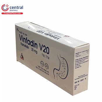 Thuốc Vinfadin 20mg/2ml - Thuốc điều trị viêm loét đường tiêu hóa
