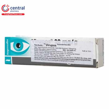 Thuốc Virupos 30 mg/g: điều trị bệnh Zona hiệu quả