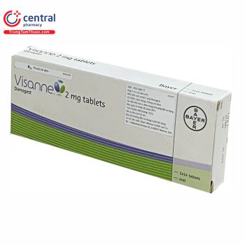Thuốc Visanne 2mg tablets (Dienogest) điều trị nội mạc tử cung