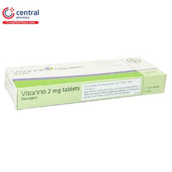 Thuốc Visanne 2mg tablets (Dienogest) điều trị nội mạc tử cung
