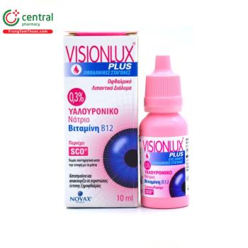 Thuốc nhỏ mắt Visionlux Plus Novax - Dưỡng ẩm, bôi trơn nhãn cầu