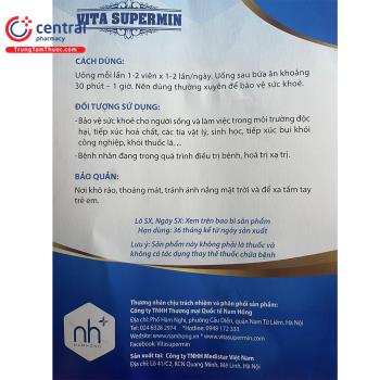 Thuốc Vita Supermin tăng cường sức khoẻ cả nhà, ngừa lão hoá