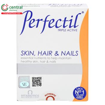 Thuốc Vitabiotics Perfectil Skin Hair and Nails - Đẹp da, móng, tóc
