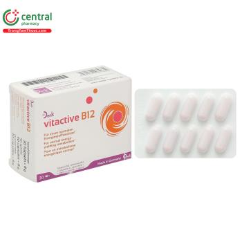 Vitactive B12 Denk bổ sung vitamin B12, giảm nhanh tình trạng mệt mỏi.