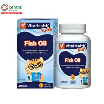 VitaHealth Kids Fish Oil cung cấp DHA, hỗ trợ phát triển não và mắt