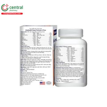 Thuốc Vitahealth Supa Formula 3 Plus - hỗ trợ tăng cường sức đề kháng