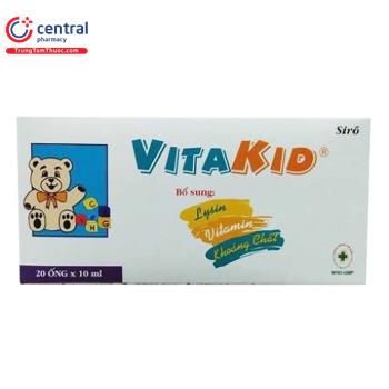 Thuốc Vitakid (ống 10ml): tác dụng, đối tượng sử dụng, giá bán