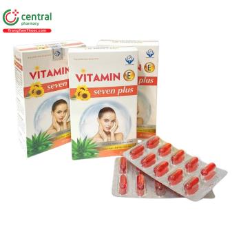 Thuốc Vitamin E Seven Plus bổ sung Vitamin E và hạn chế lão hoá da