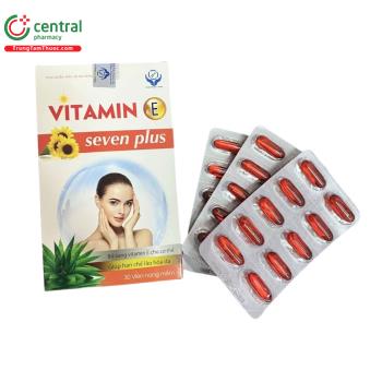 Thuốc Vitamin E Seven Plus bổ sung Vitamin E và hạn chế lão hoá da