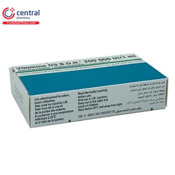 Thuốc Vitamine D3 B.O.N 200 000 UI/1 ml: tác dụng, giá bán