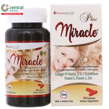Thuốc Vitamins For Life Miracle Plus - Giúp cải thiện sức khỏe làn da