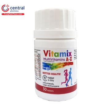 Thuốc Vitamix MultiVitamins A-Z cho một cơ thể khỏe mạnh