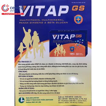 Thuốc Vitap GS bổ sung vitamin và khoáng chất tốt cho cơ thể