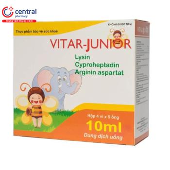 Thuốc Vitar Junior bổ sung acid amin và vitamin giúp bồi bổ cơ thể