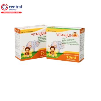Thuốc Vitar Junior bổ sung acid amin và vitamin giúp bồi bổ cơ thể