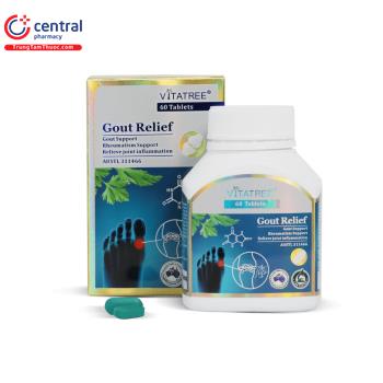 Thuốc Vitatree Gout Relief - Viên uống hỗ trợ điều trị Gout