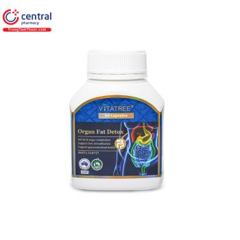 Vitatree Organ Fat Detox - Viên uống hỗ trợ thải độc mỡ nội tạng
