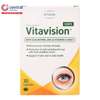 Viên bổ mắt Vitavision Forte Walmark hỗ trợ ngừa đục thủy tinh thể