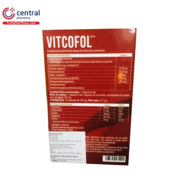 Vitcofol Plus - Viên bổ máu, tăng sức đề kháng cho cơ thể toàn diện