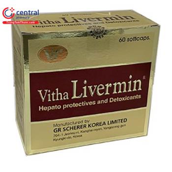 Thuốc Vitha Livermin giải độc gan, điều trị rối loạn chức năng gan