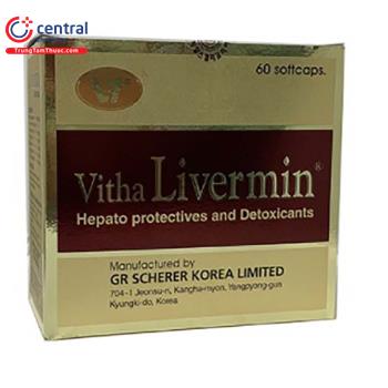 Thuốc Vitha Livermin giải độc gan, điều trị rối loạn chức năng gan