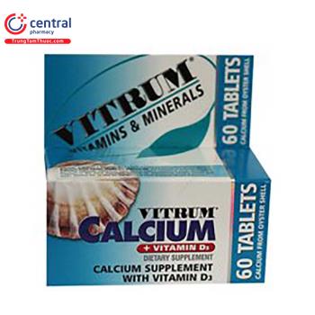 Thuốc Vitrum Calcium + Vitamin D3 - Giúp bảo vệ hệ xương khớp