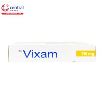 Thuốc Vixam 75mg chứa Clopidogrel 75mg dự phòng huyết khối động mạch