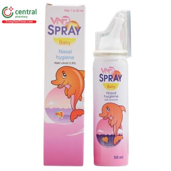 Xịt mũi VNP Spray Baby -Vệ sinh mũi hằng ngày cho trẻ em và người lớn