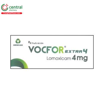 Thuốc Vocfor Extra 4mg– giảm đau, kháng viêm cho người lớn