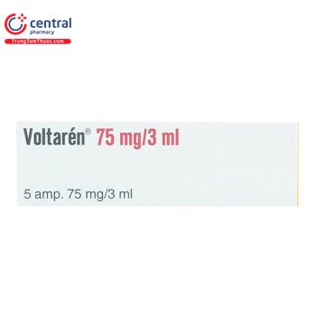 Thuốc Voltaren 75mg/3ml tác dụng chống viêm xương khớp, đau khớp mạn