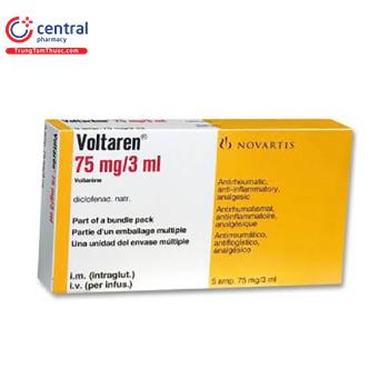 Thuốc Voltaren 75mg/3ml tác dụng chống viêm xương khớp, đau khớp mạn