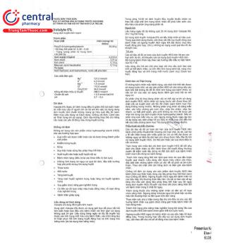 Thuốc Volulyte 6% 500ml: chỉ định, liều dùng, giá bán